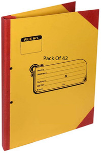 Flipkart.com | SHINING ZON Cardboard Cloth Corner Paper Spring File For ...