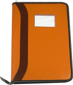 Flipkart.com | SHINING ZON Leather 10 Pocket Zipper File Folder For ...