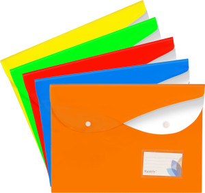 Flipkart.com | Shuban Plastic Double Button Double Pocket Document ...