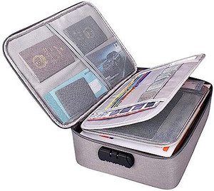 Flipkart.com | Shreeshann Zipper Travel Document File Organizer ...