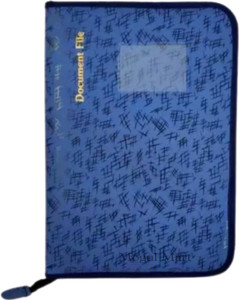 Flipkart.com | Mogul Mart Denim File Folder| A4 Size Document Holder ...