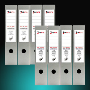 Flipkart.com | JDENTS Plastic Lever Arch Binder Box File (Gray, Set of ...