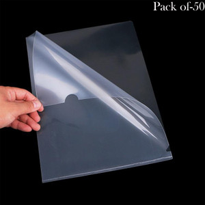 Flipkart.com | SB GRAND Plastic L Folder Transparent A4 Size Clear ...