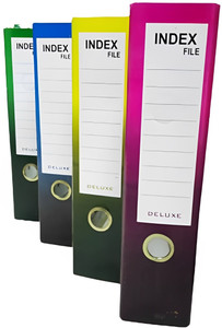 Flipkart.com | Budded Cardboard Premium Multicolored Index Box File ...
