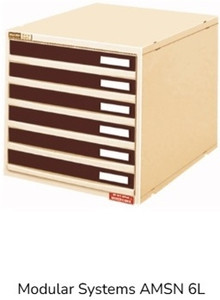 ALKON Modular Systems AMSN 6L Plastic Lateral Filing Cabinet Price in ...