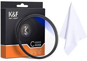 K&F Concept 67mm Polarizer Filter, Reduce Glare/Better Contrast/Ultra ...