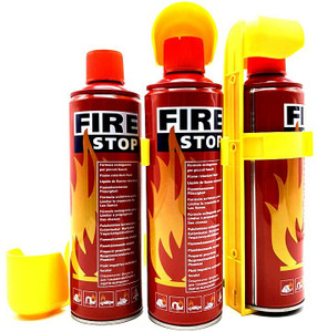 ACU-CHECK 3 Fire Stop Extinguisher Spray 500ML for Car Kitchen Office ...