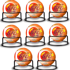 GREEN FIRE OFF(GFO) Automatic Fire Extinguisher Ball 1.7KG with Steel ...