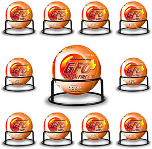 GREEN FIRE OFF(GFO) Automatic Fire Extinguisher Ball 1.7KG with Steel ...