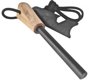 greyfab Magnesium Portable Magnesium Rod Flint Stone Fire Starter with ...