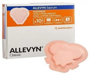 smith and nephew Allevyn Sacrum Dressing, Wound Dressing Lower Back (17 ...