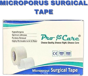 Pro JS Care Adhesive Microporous Surgical Tape 2.5cm X 9.14m First Aid ...