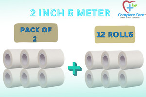 Complete Care Microporous Surgical Paper Tape 2 Inch 5 Metter Water ...