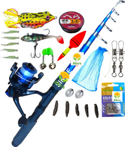 SPRED Ultimate Angler's Arsenal: 7ft (210cm)& Reel Combo Set Complete ...