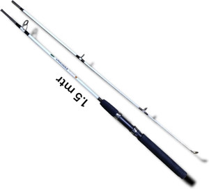 Fishing rod Glass fiber unbreakable 2 part fishing rod special Solid ...