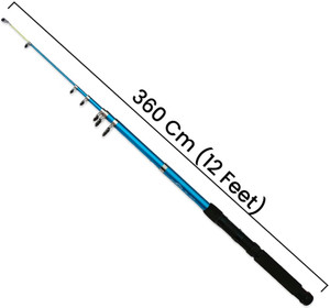 Aquatics 12ft/360Cm Telescopic High Quality Fishing rod A-F-R-M-00505 ...