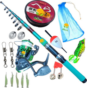 Abirs Super fine fishing thoondil set Twin green Green, Black Fishing ...