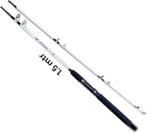 SPRED Glass fiber unbreakable 2 part fishing rod special Solid section ...