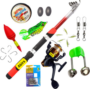 Fishing rod Fishing Rod 2.1 mtr Twin red Multicolor, Red Fishing Rod ...