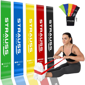 Strauss Latex Resistance Loop Band |Exercise Band | Stretch Band ...