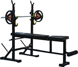 FIRE FITNESS Home Gym ADJUSTABLE Multipurpose 5in1 3levver Incline ...