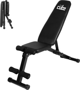 The Cube Gym Bench Prime Adjustable for Home Multipurpose Fitness Bench ...