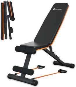 Maxpro MP-AB300 Adjustable Foldable Strength Training Gym Bench for ...