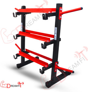 DreamFit 3in1 Storage Rack: 3-tier rack for weights, barbells and ...