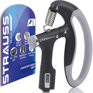 Strauss Adjustable D- Shaped Hand Gripper with Counter| Hand Grip ...