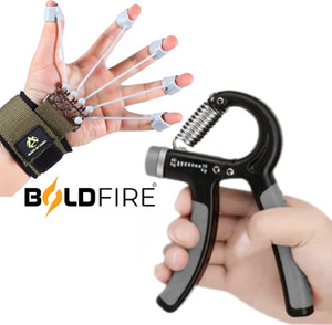 BoldFire Combo Finger Exerciser for Muscle Buildind & Injury Recovery ...