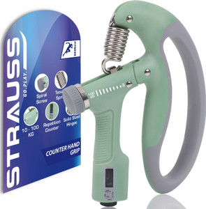 Strauss Adjustable D- Shaped Hand Gripper with Counter| Hand Grip ...
