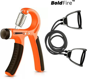 BoldFire Combo Rubber Bands for Fitness Exercise Resistance Tube with ...