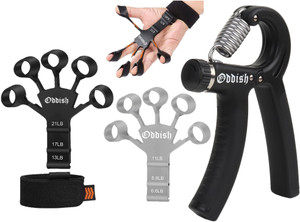 Oddish NEW FINGER GRIPPER COMBO WITH HAND GRIP Hand Grip/Fitness Grip ...