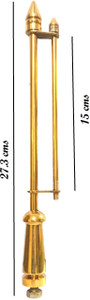 Vision i Flag Rod for Car – Flag Height 15cms Rod27.3cm Brass RodNo2 ...
