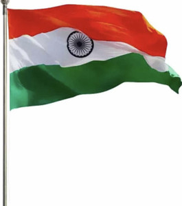 Blooming Faith Indian National Flag Satin Cloth 20 X 30 Inches ...
