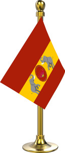 The Flag Company TVK flag Gold Plastic Rectangle Car Dashboard Flag ...