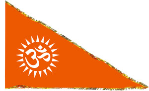 The Flag Company Om Flag for Hindu Temple Decor (Size - 30inch x 45inch ...