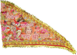Manorath Jai Shree Ram Flag 3D Printed Hanuman ji dwaj Jhanda Size 37 ...