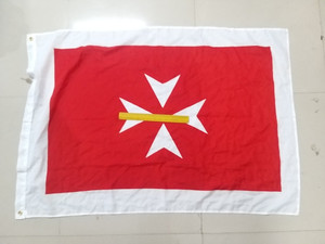 BRASS BLESSING MALTA Merchant Vintage Nautical Country Out Door Flag ...