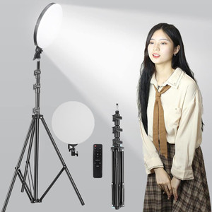 FKU 10INCH LED Lighting Panel with Tripod Photography Light Remote ...