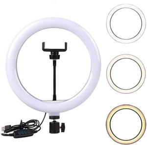 Casewilla 10 inch LED Selfie Ring Light with Mobile Holder for Photo ...