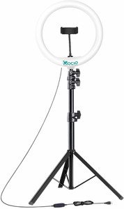 ROUND LIIGHT Premium 10 Inches Big LED Ring Light with 7 feet Tripod ...