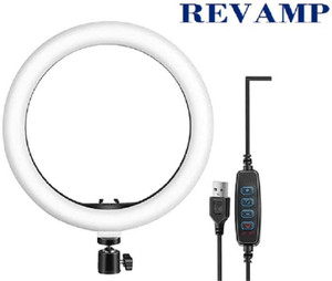 GUGGU SWE_64_10" Portable LED Ring Light Compatible with iPhone Android ...