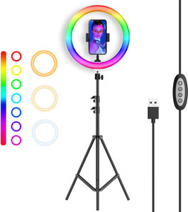 Tygot 10 Inch LED RGB Ring Light with Tripod Ring Flash - Tygot ...