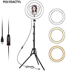 Polydactyl 7 FEET STAND WITH 12 INCH RING LIGHT Ring Flash - Polydactyl ...