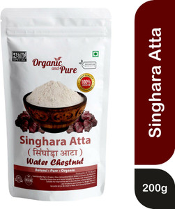 Organic and Pure Water Chestnut Flour Atta Powder, Singhara Atta Flour ...