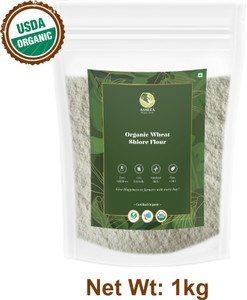 ASMITA ORGANIC FARMS Wheat Shiore Flour - 1000gm | Organic Wheat Shiore ...