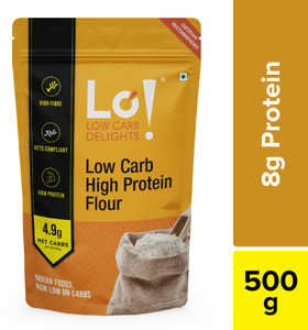 Lo! Foods High Protein Flour | 8 Gms Protein Per Roti | Low Carb Keto ...