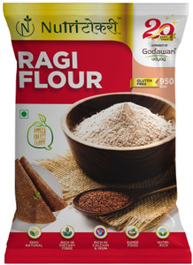 Nutri tokri Natural Finger Millet Flour (Ragi Flour) /Ragi ATTA Price ...