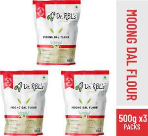 Dr. RBL's 100% Fresh & Natural Moong Dal Flour | Moong ki Dal ka Atta ...